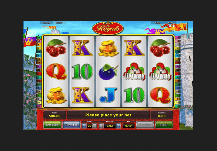 Novomatic The Royals – Online slot game with a unique theme